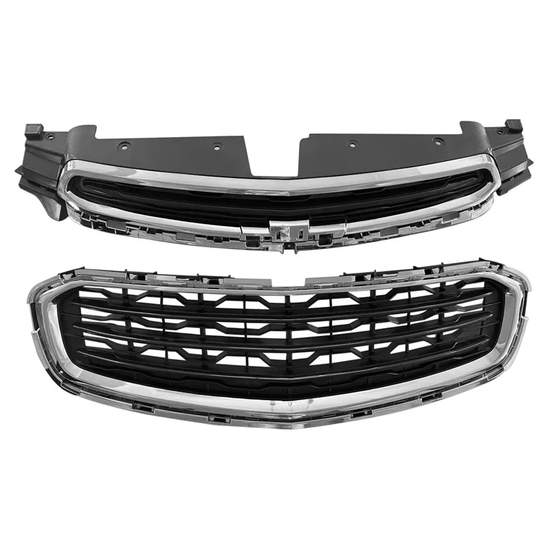 Front Bumper Upper Grille And Lower Grill For Chevrolet Cruze 2015-2016 ...