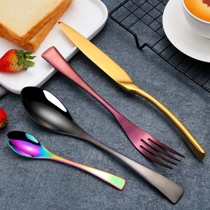 Elegant Luxury Hotel Kitchen Customize Cuttlery Set 201 Stainless Steel ...