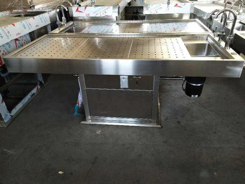 SYJP-02 Hydraulic Autopsy Table Animal Anatomy Corpse Dissection Table ...