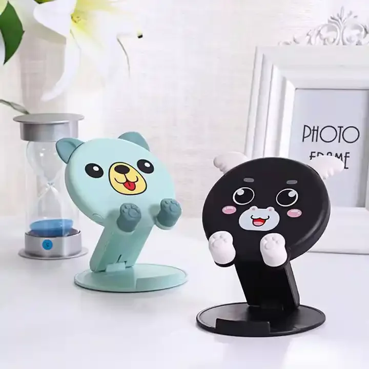 Portable Foldable Phone Holder Mini Cute Pig Tiger Animal Cell Phone ...