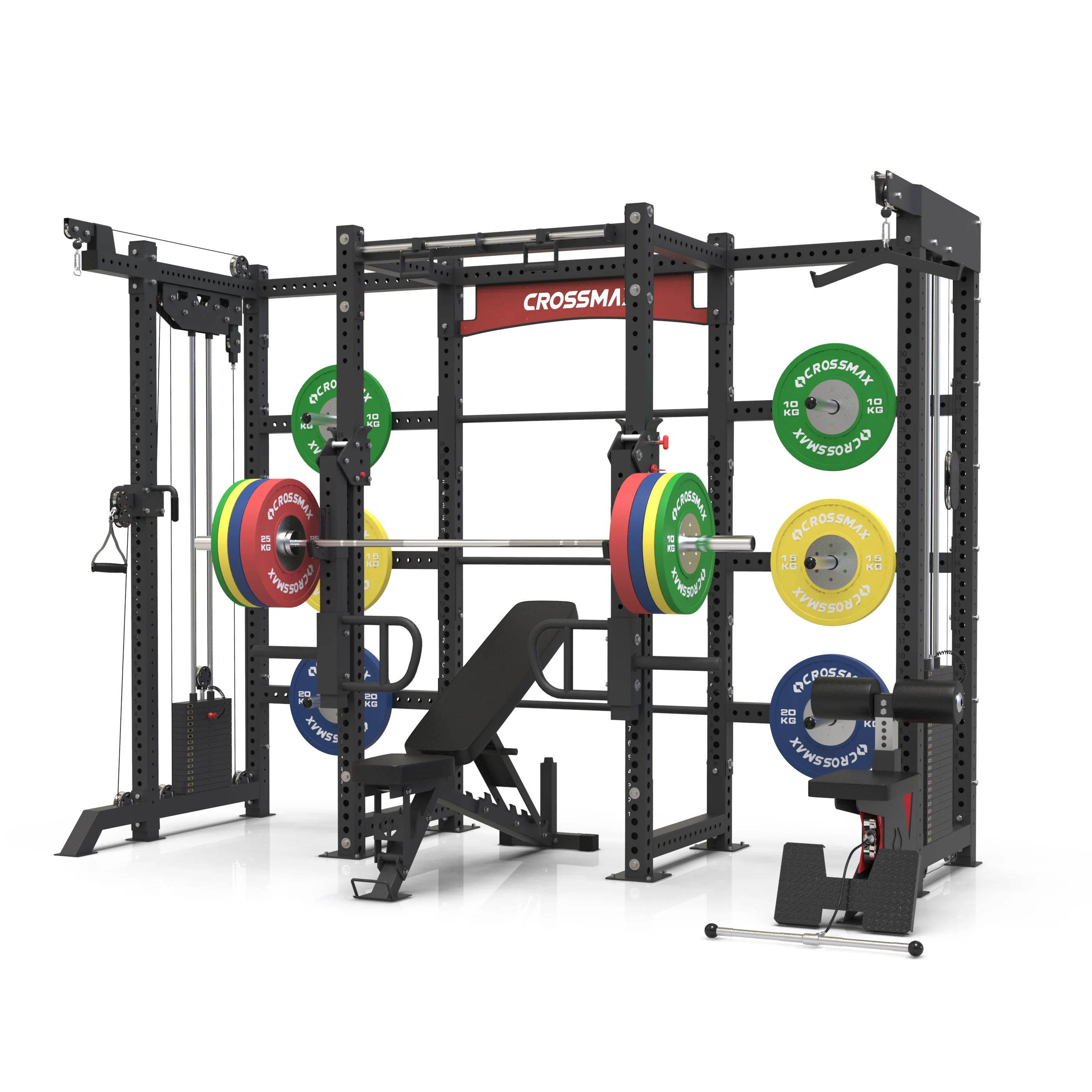 China Factory Crossmax Commercial Power Rack Gym Functional Trainer ...