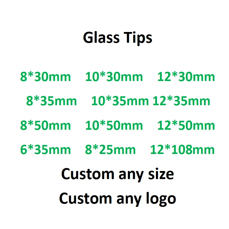 8mm 10mm 12mm Twisted Spiral Design Colorful Glass Filter Tips - Buy ...