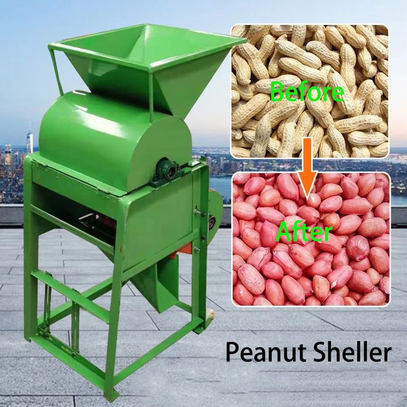 Peanut Sheller Machine Groundnut Hulling Peanut Husk Removing Machine ...