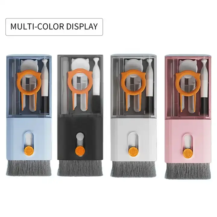 10 in 1 Multifunctional Computer Keyboard Cleaning Brush Cleaner Keycap ...