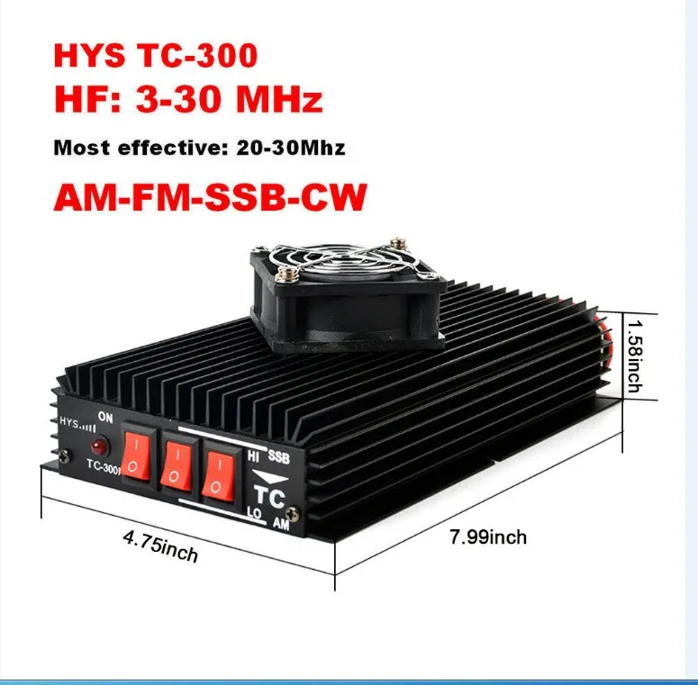 Hys Professional Ssb Am Hf Two Way Cb Radio Power Amplifier Tc-300 ...