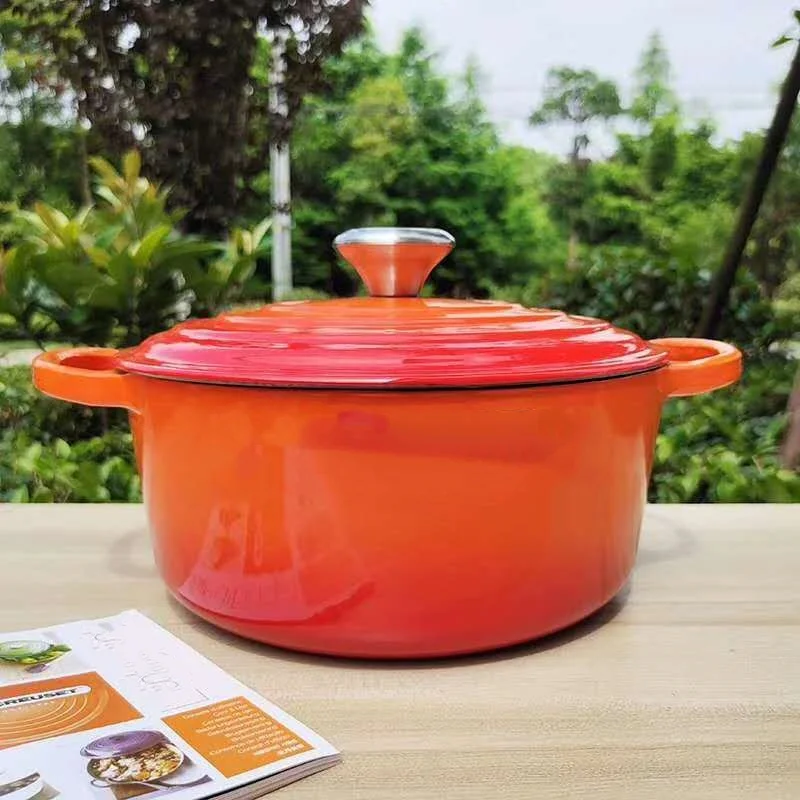 Factory Colorful Enamel Cast Iron Casserole Pot Kitchen Casseroles ...