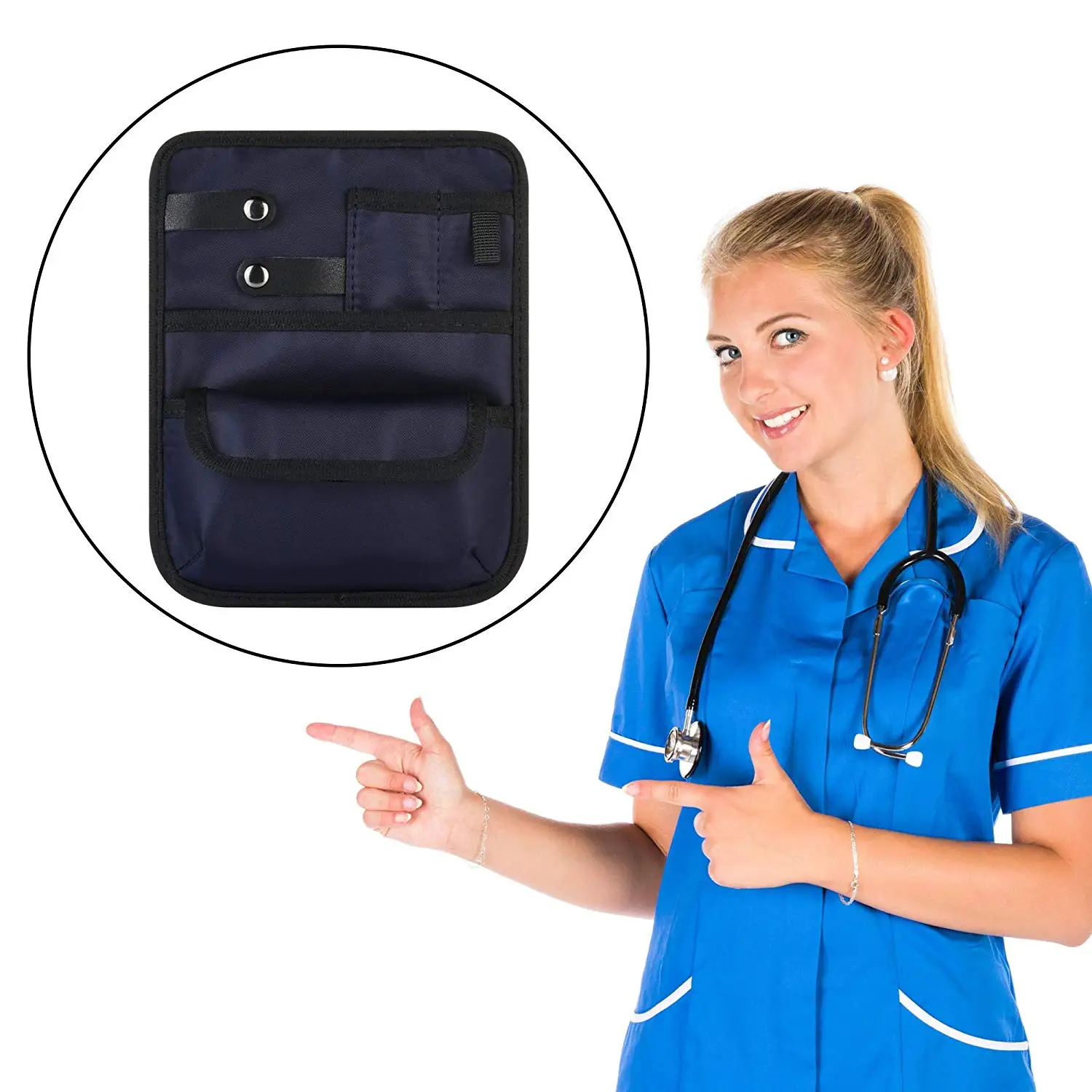 6 Pockets Nurse Organizer Bag Pouch for Accessories Tool Medical Care ...