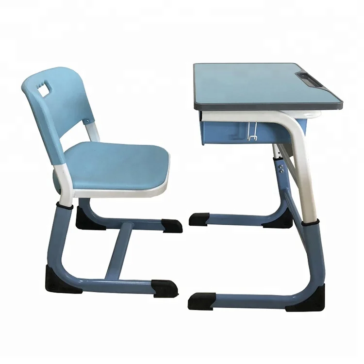 School Furniture Single Adjustable Height School Classroom Student Desk ...