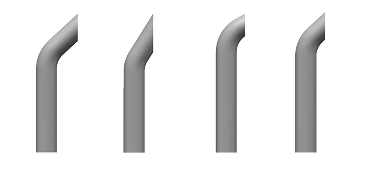 Truck Chrome Chrome West Coast Curve Top Exhaust Stack Pipe| Alibaba.com