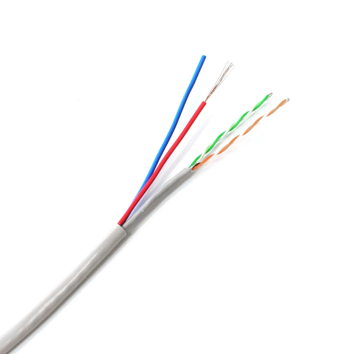 Outdoor Cat5e Cat6 Lan Network Ethernet With 2c Power For Cctv Security ...