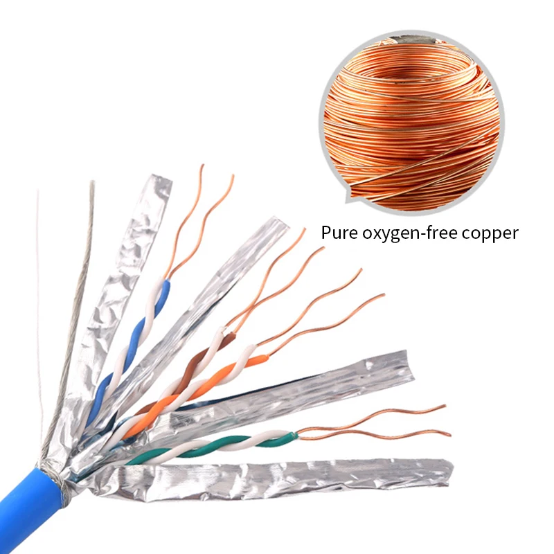 Factory Oem Cat7 Network Cable Lan Cable 4 Pair 23awg Bare Copper 305m ...