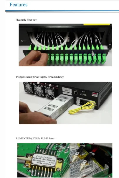 WDM EDFA 16 Ports - Original JDSU Laser Amplifier PTA5102YW