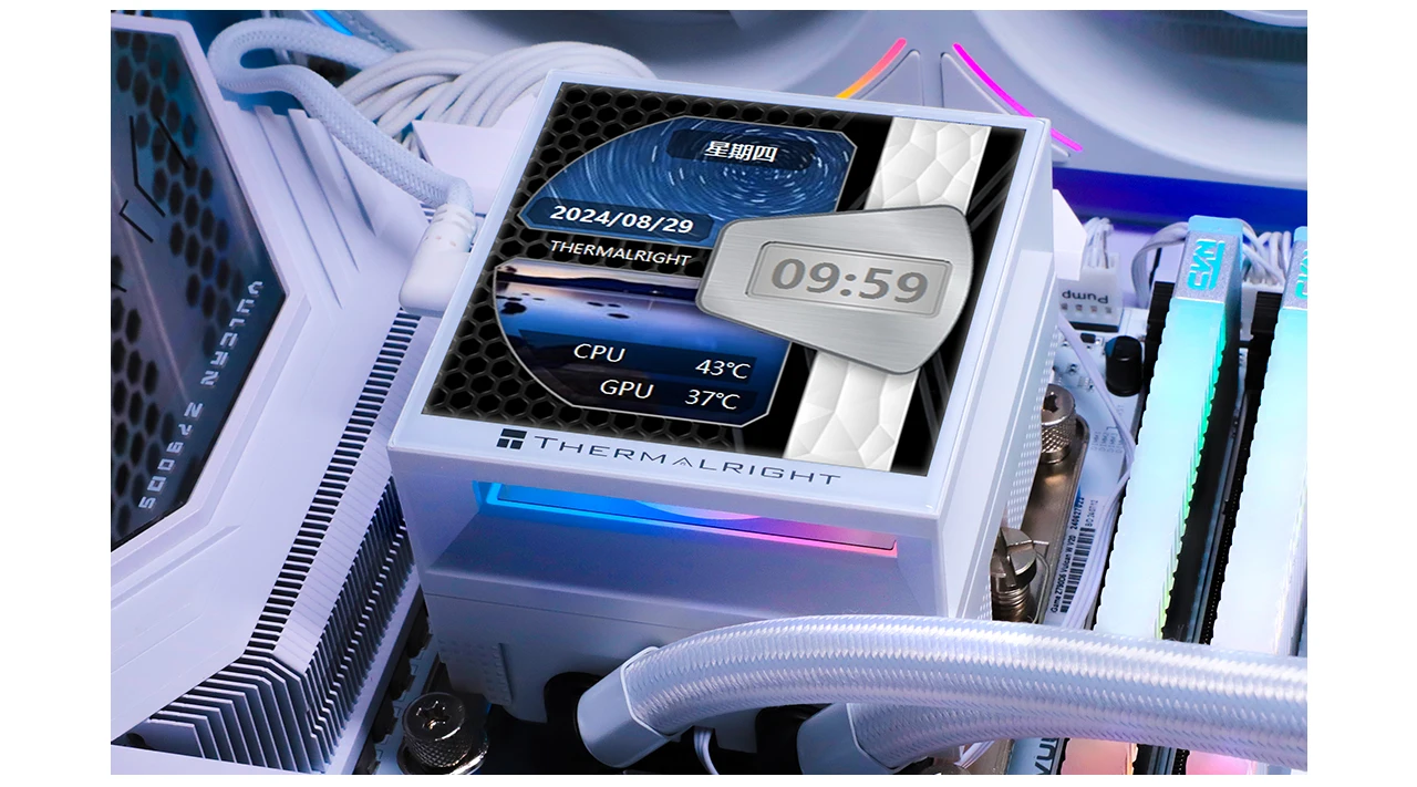 Thermalright Hyper Vision 360 UB ARGB WHITE CPU Cooling