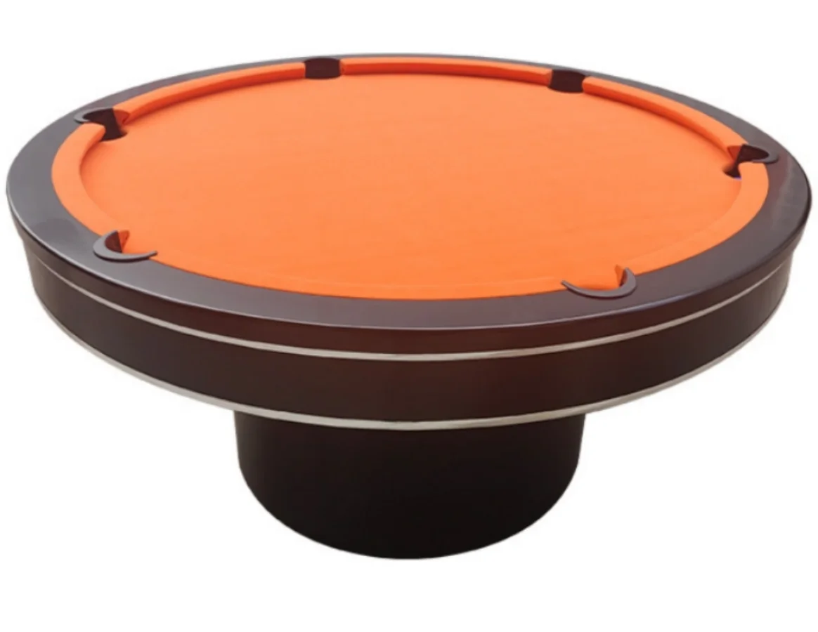 Classic Circular Exquisite Pool Table Multifunctional Billiards Table ...