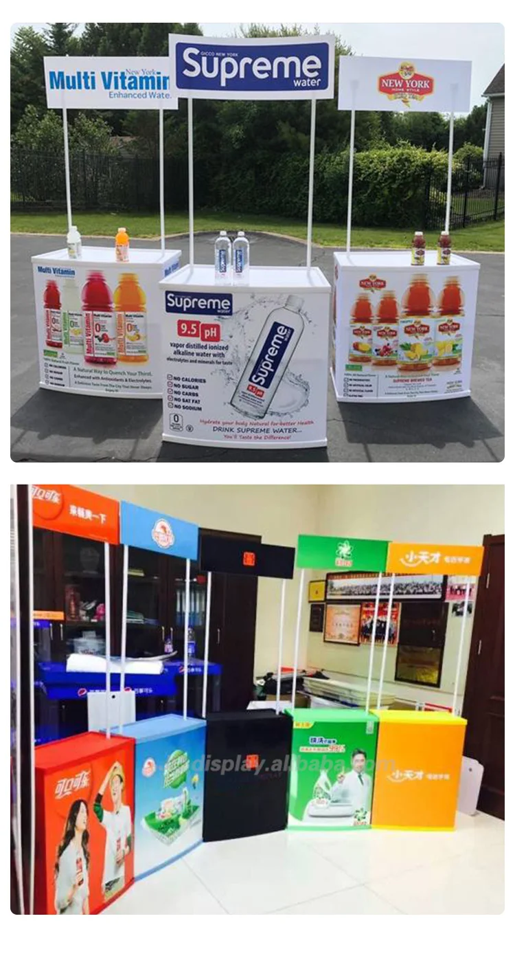 Mostrador De Promoción Cabina De Exhibición Mostrador Mesa De Promoción ...