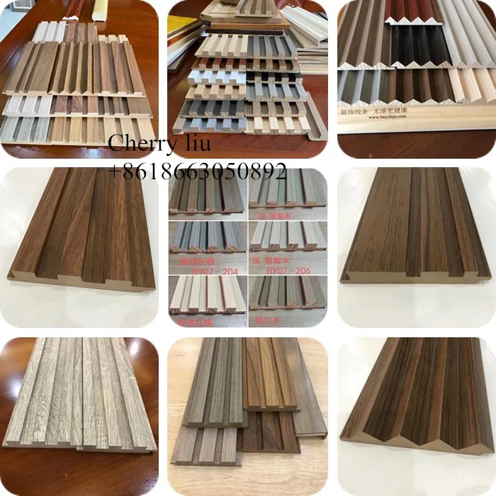 Solid Wood Mdf Paneling For Walls 3d Fluted Grille Interor Decorative ...