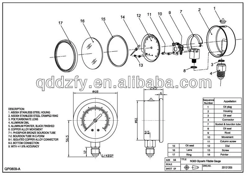 Pressure Gauge Pointer - Buy Pressure Gauge Pointer,Aluminum Pointer ...