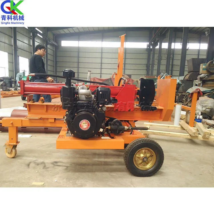 Guillotine Wood Splitter - Efficient Diesel Log Processor