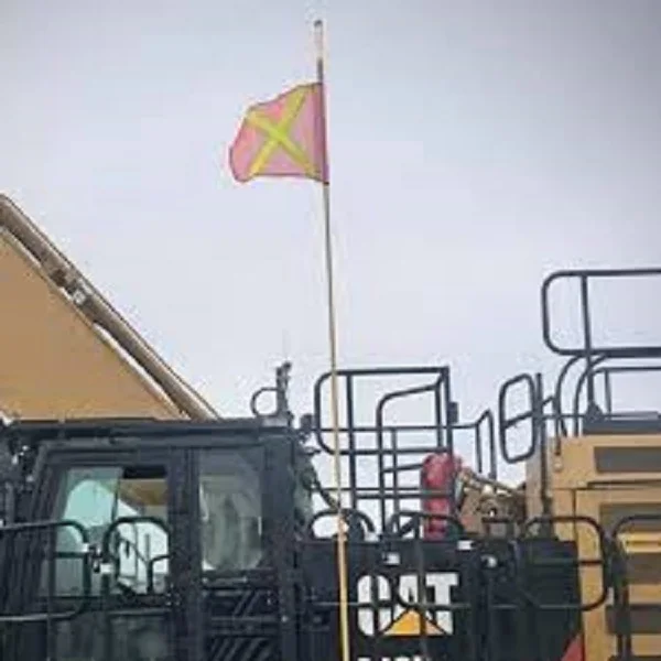 Mining Strong Magnet Triangle Aluminum Base Safety Whip