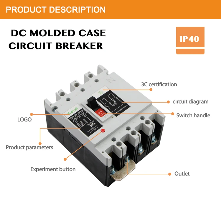 1500V DC Mccb 150 Amp - Reliable China Frame Circuit Breaker ODM ...