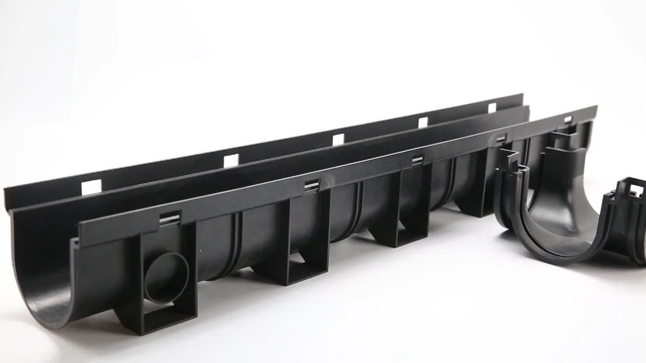 Galvanised Steel Grate Straight Drainage Ditch Liner Channel ...