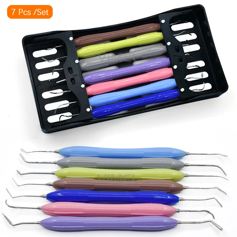 A Pack Dental Composite Resin Filling Spatulas Aesthetic Repair Tool ...