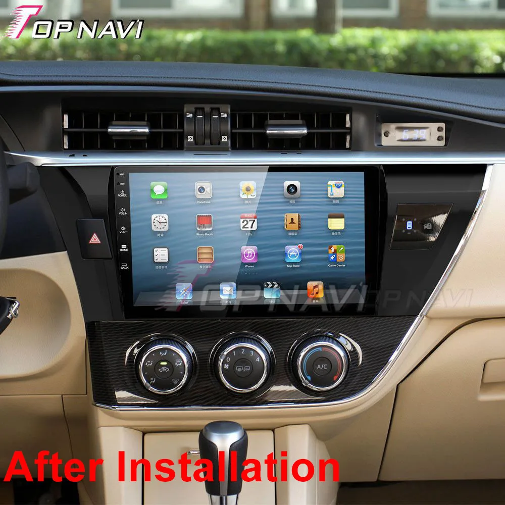 Frame For Toyota Corolla 2014 2015 2016 Refitting Panel Android Car ...