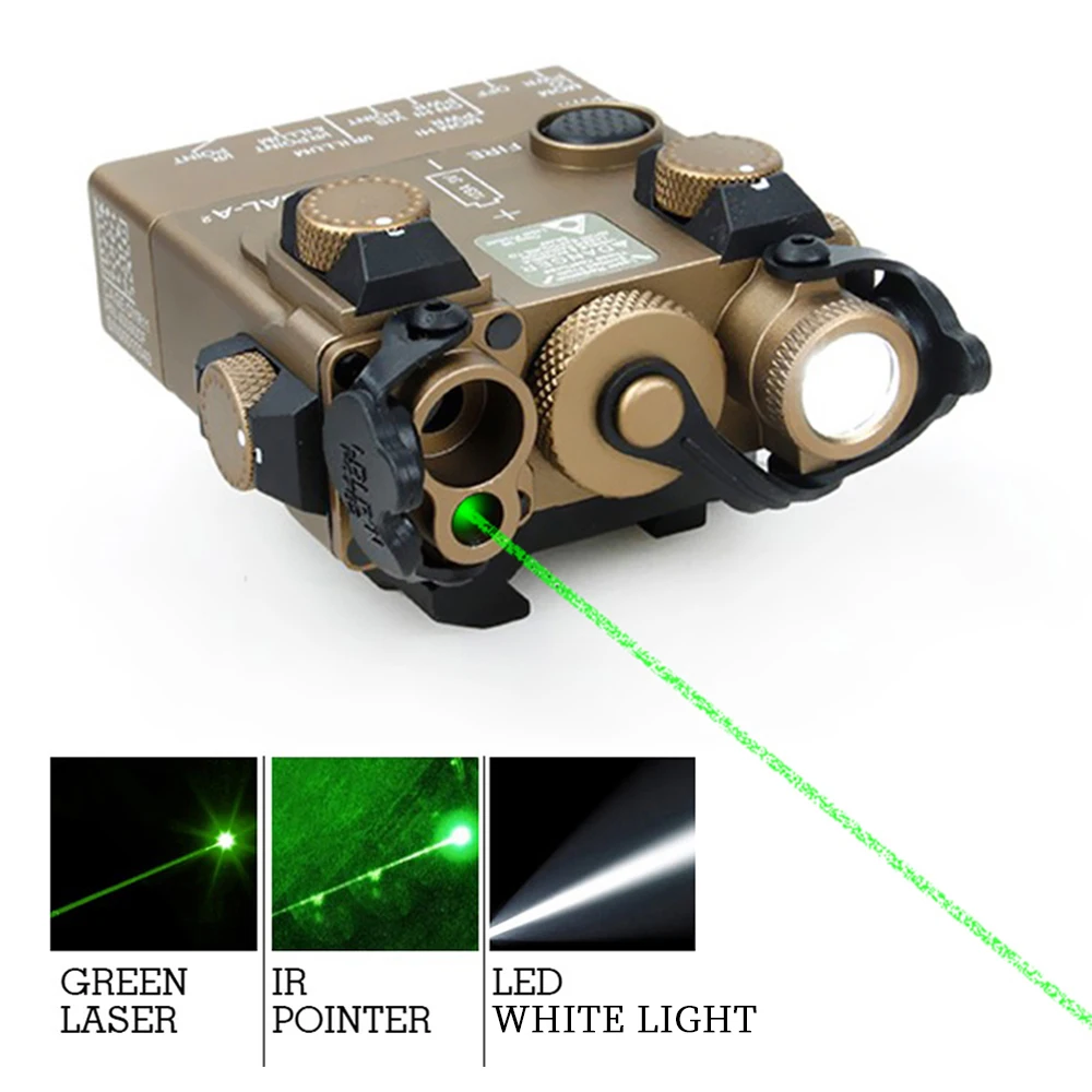 SPECPRECISION DBAL-A2 Green Tactical Laser Pointer for Precision Laser ...