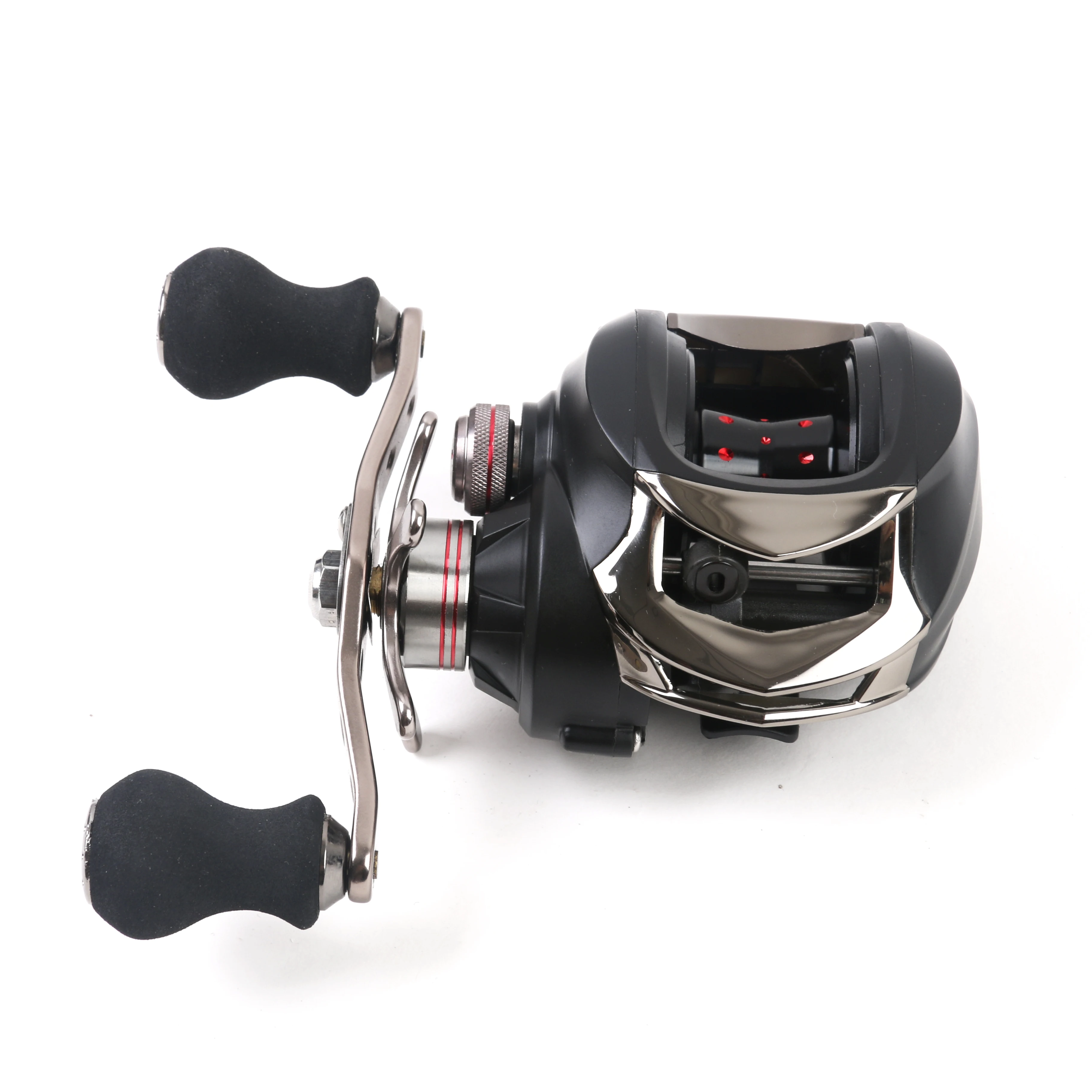 Matt Black Centrifugal Brake System Fishing Baitcasting Reel - Buy ...