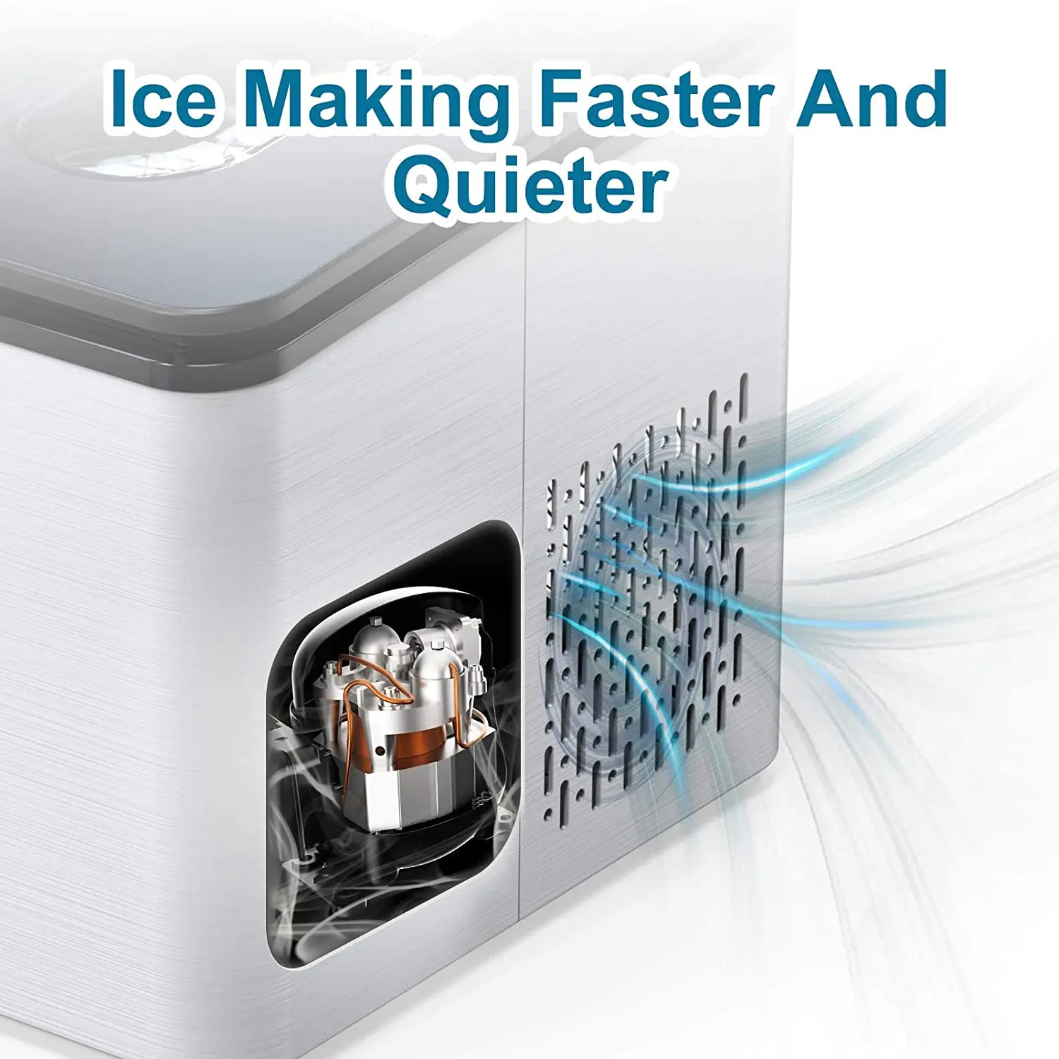 Compact Countertop Ice Makers - Efficient Ice Production