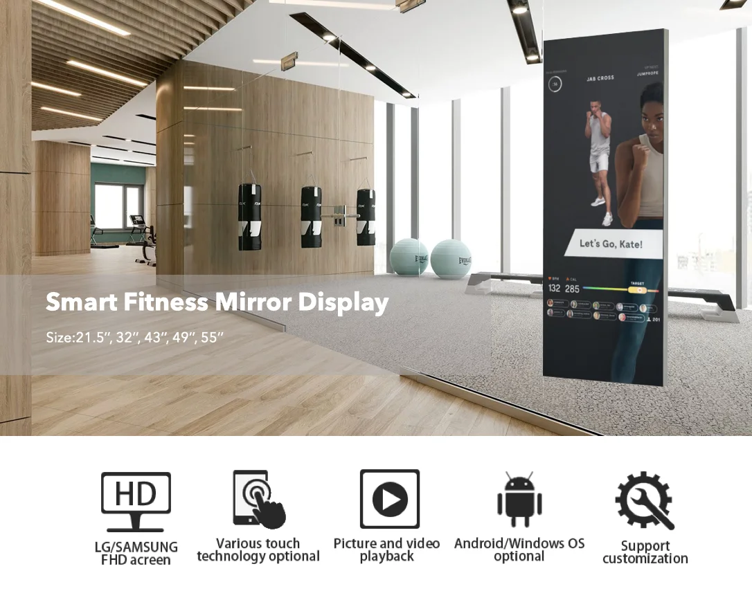 Smart Mirror Camera - Interactive Fitness & Display