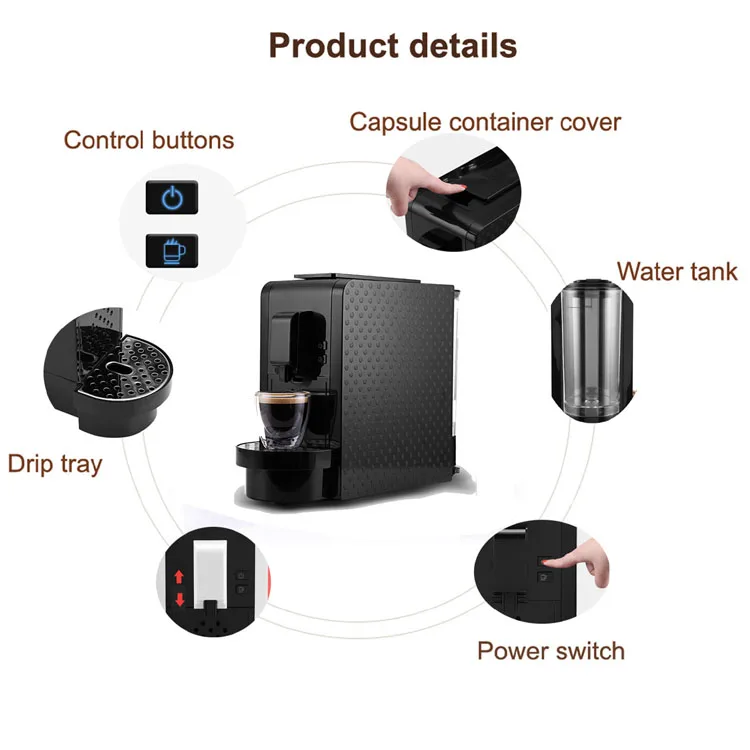 뜨거운 판매 Nes 캡슐 커피 머신 에스프레소 코퍼 메이커 가격 Buy 자동 커피 기계자동 멀티 커피 기계캡슐 커피 기계 Product On