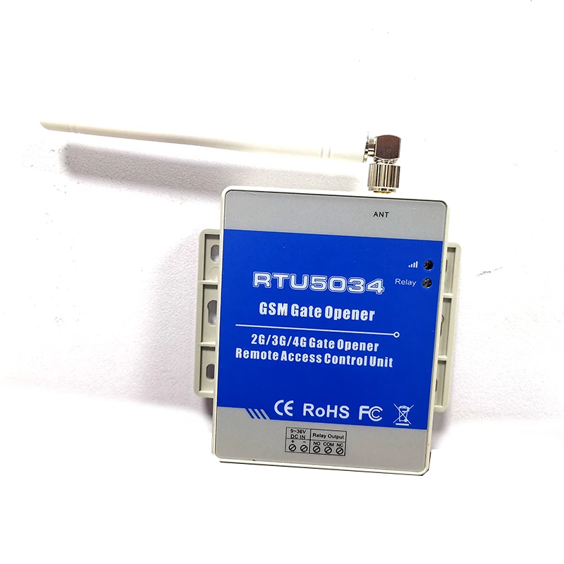 Unit Rtu5034 2g/4g Gsm Gate Opener Access Relay Switch Remote Access ...