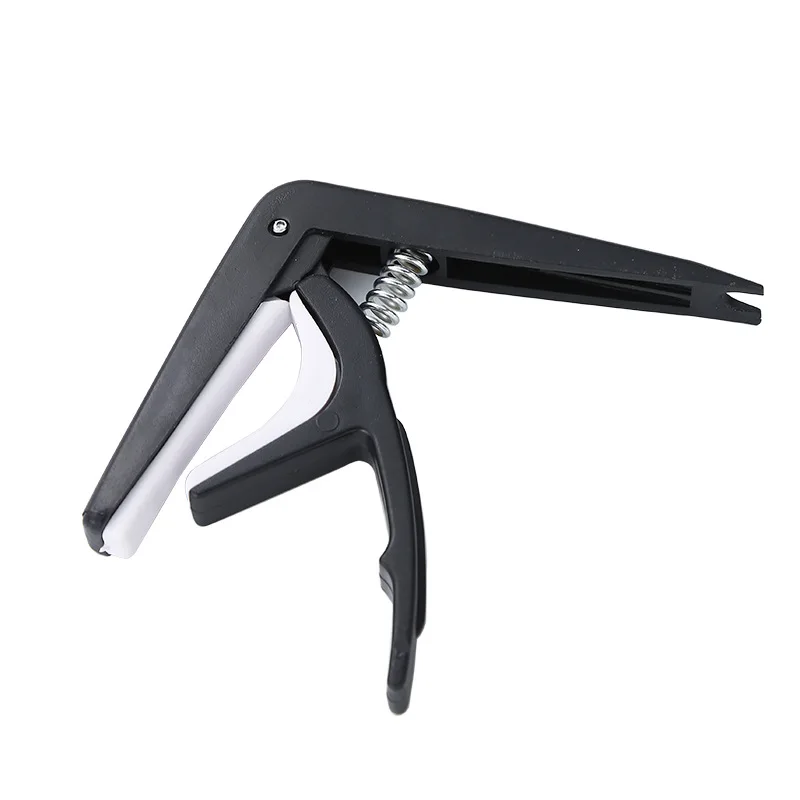 Plastic Capo Black and White CAPO Folk Guitar Ukulele Capo Guitar ...