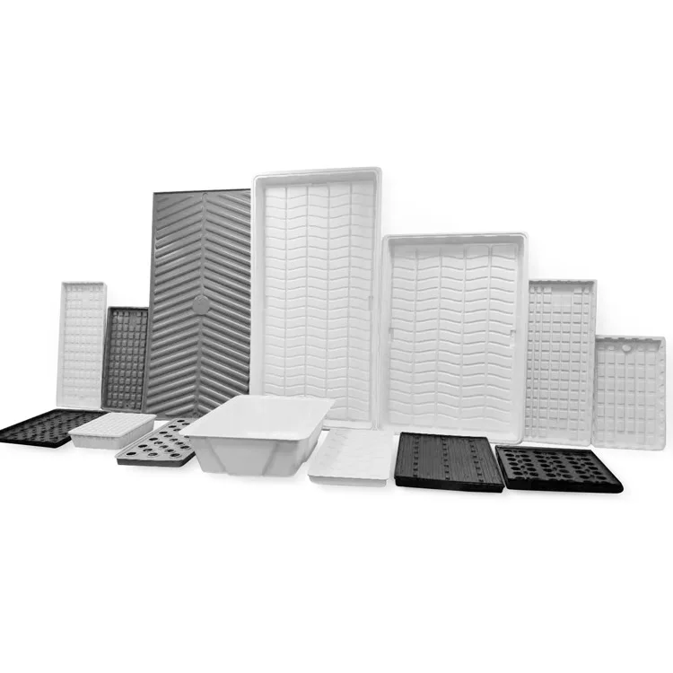 2x4 3x6 4x4 4x8 ABS Eco-Friendly Hydroponic Grow Trays White Plastic ...