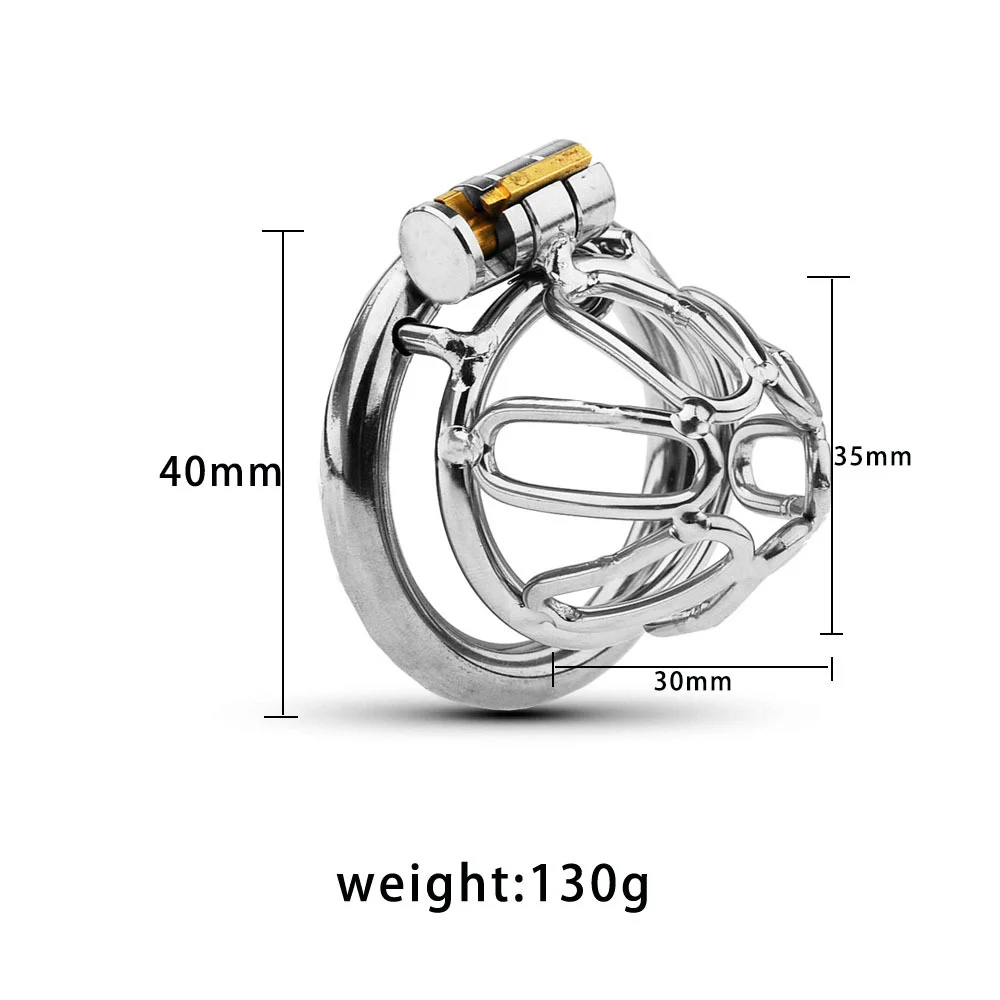 Invisible Locker Cockchastity Cage Robust Metal Device For Male ...