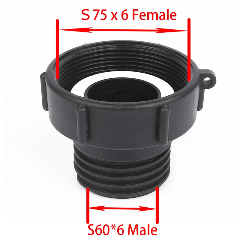 IBC COUPLING TANK COUPLING FEMALE to MALE FEMALE M80x 3 (Kingtainer) X ...