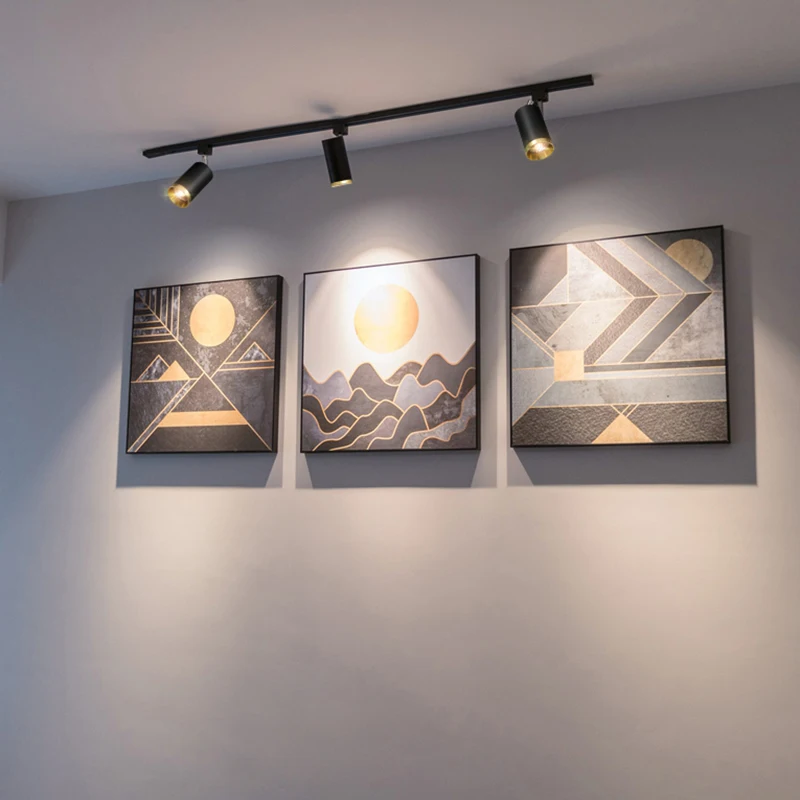 New Led Track Light Fixtures Aluminum Alloy Matte Black Gold Body Cob ...