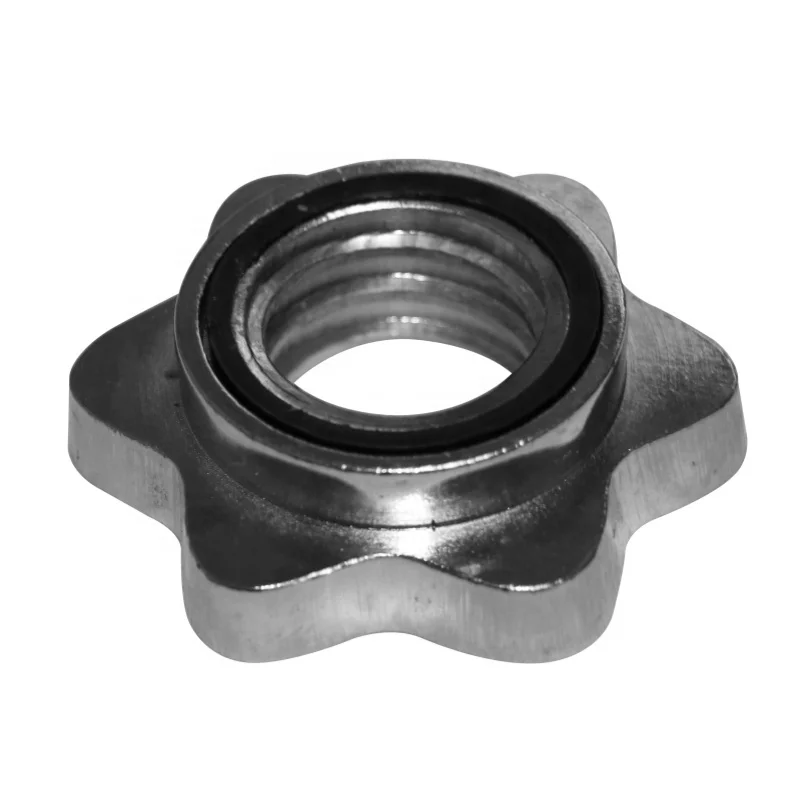 Factory Direct Standard Barbell Spinlock Collars Screw Clamp Barbell ...