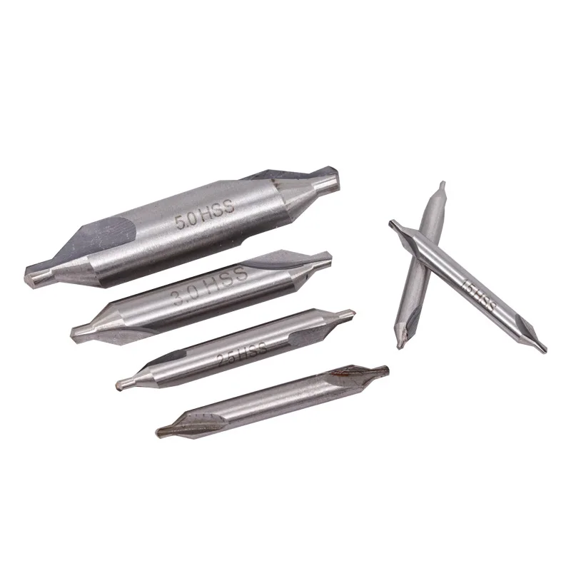 Hss Double Ended Two Head Center Drill Bits Self Center And Spotting ...