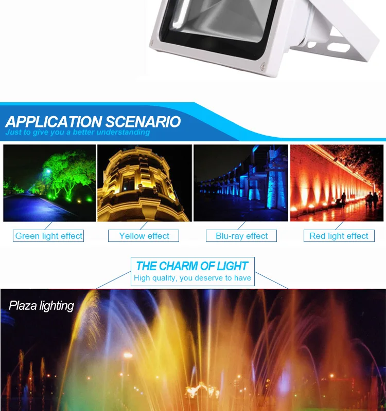 Liper Waterproof Colour Changing Led Flood Light 50w - Buy Led Flood ...