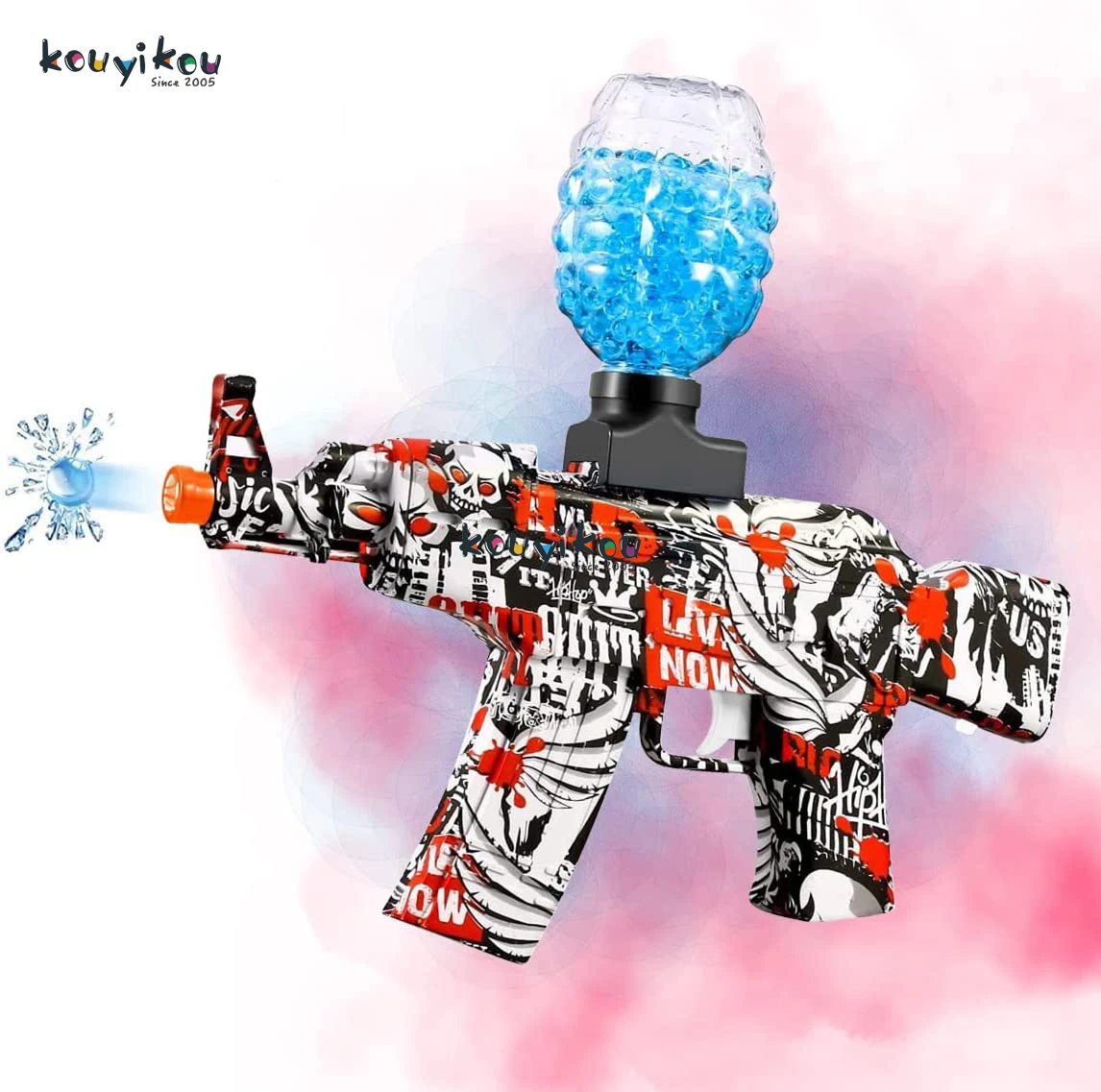 Kouyikou Hot Sell Ak 47 Original Electric Blaster Water Gel Splatter ...