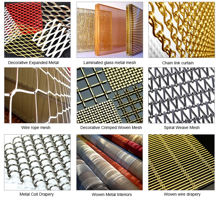 Chain Link Curtain Metal String Cascade Coil Drapery Mesh Curtains ...