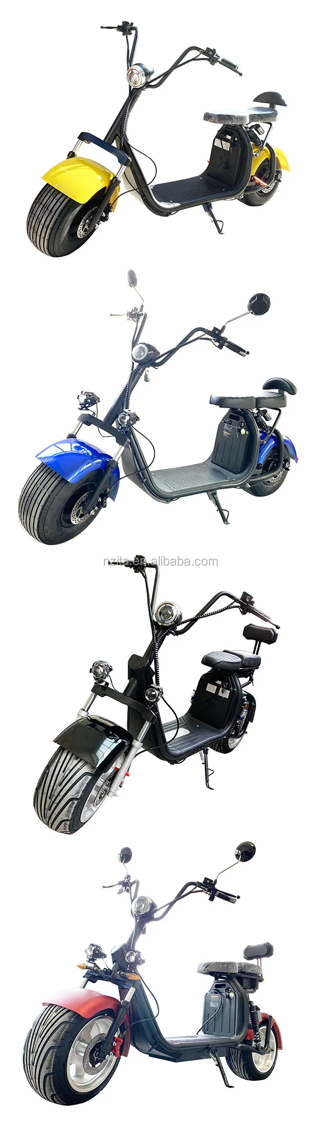 1000W 60v Two Big Wheels - off Road Fat Tire Electric Motorcycle