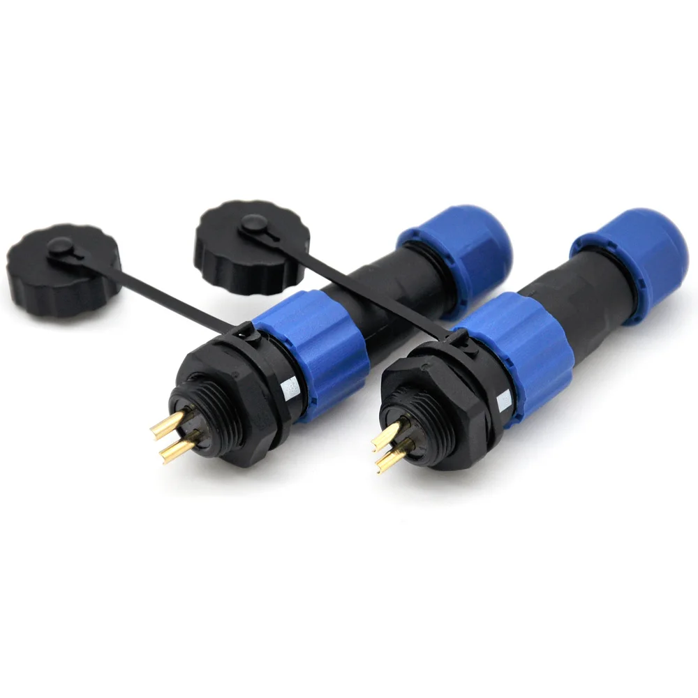 Industrial Threaded Plastic Connector Male M13 Ip68 Waterproof ...