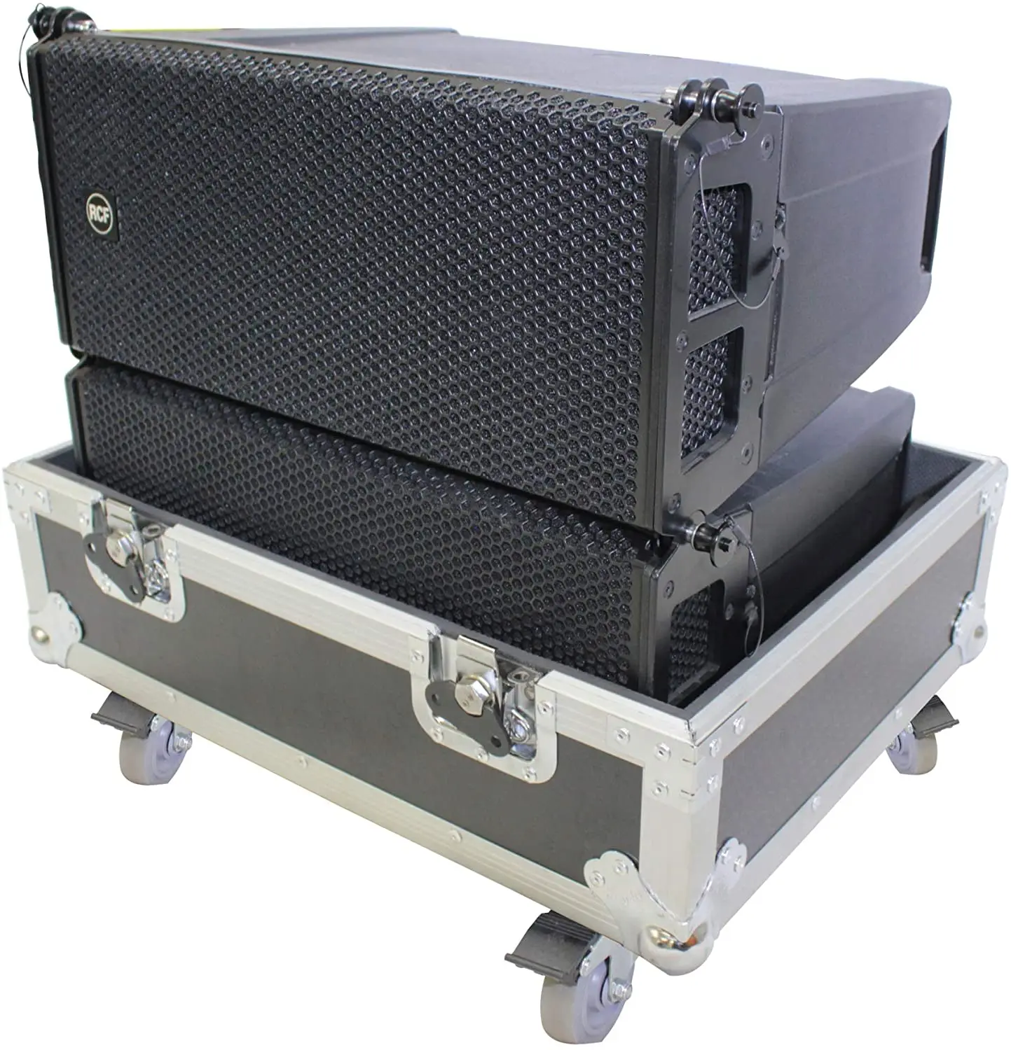 Lucky Case Line Array Flight Case For 2 Rcf Hdl6-a Speakers With Wheels ...