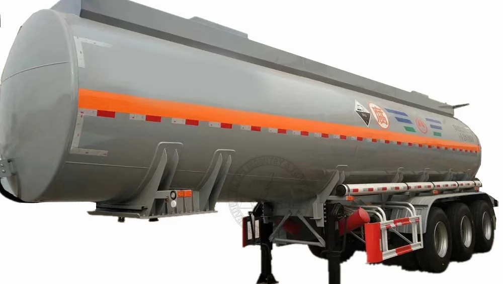 2 Axle 20000 Liters Fuel Tank Truck Trailer Double Axle Fuel Tank ...