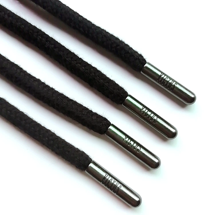 Custom Hoodie Drawstrings Round Braid Drawstring Cord With Zinc Custom ...