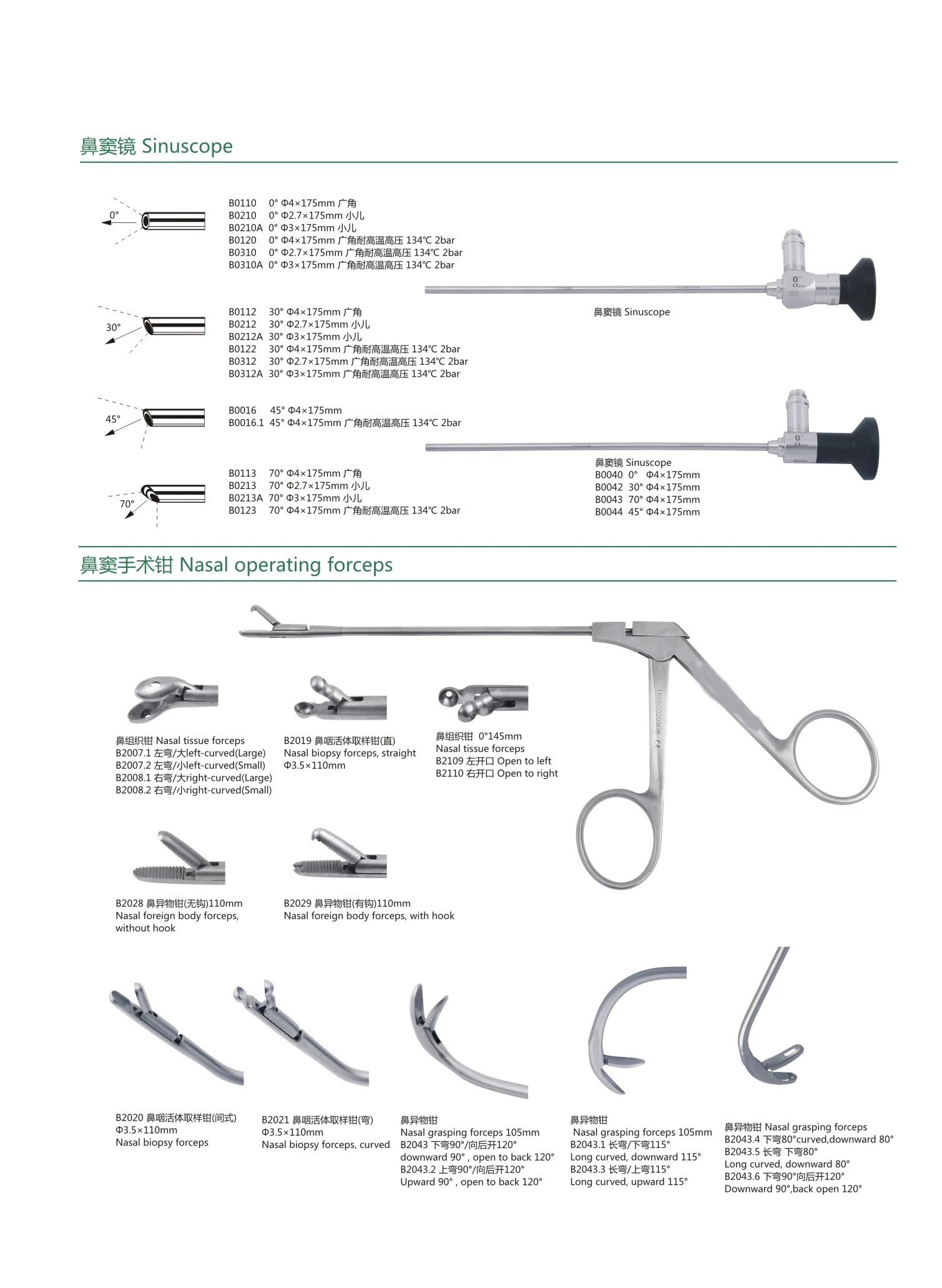 Ent Instruments/nasal Biopsy Forceps - Buy Ent Instruments,Nasal Biopsy ...
