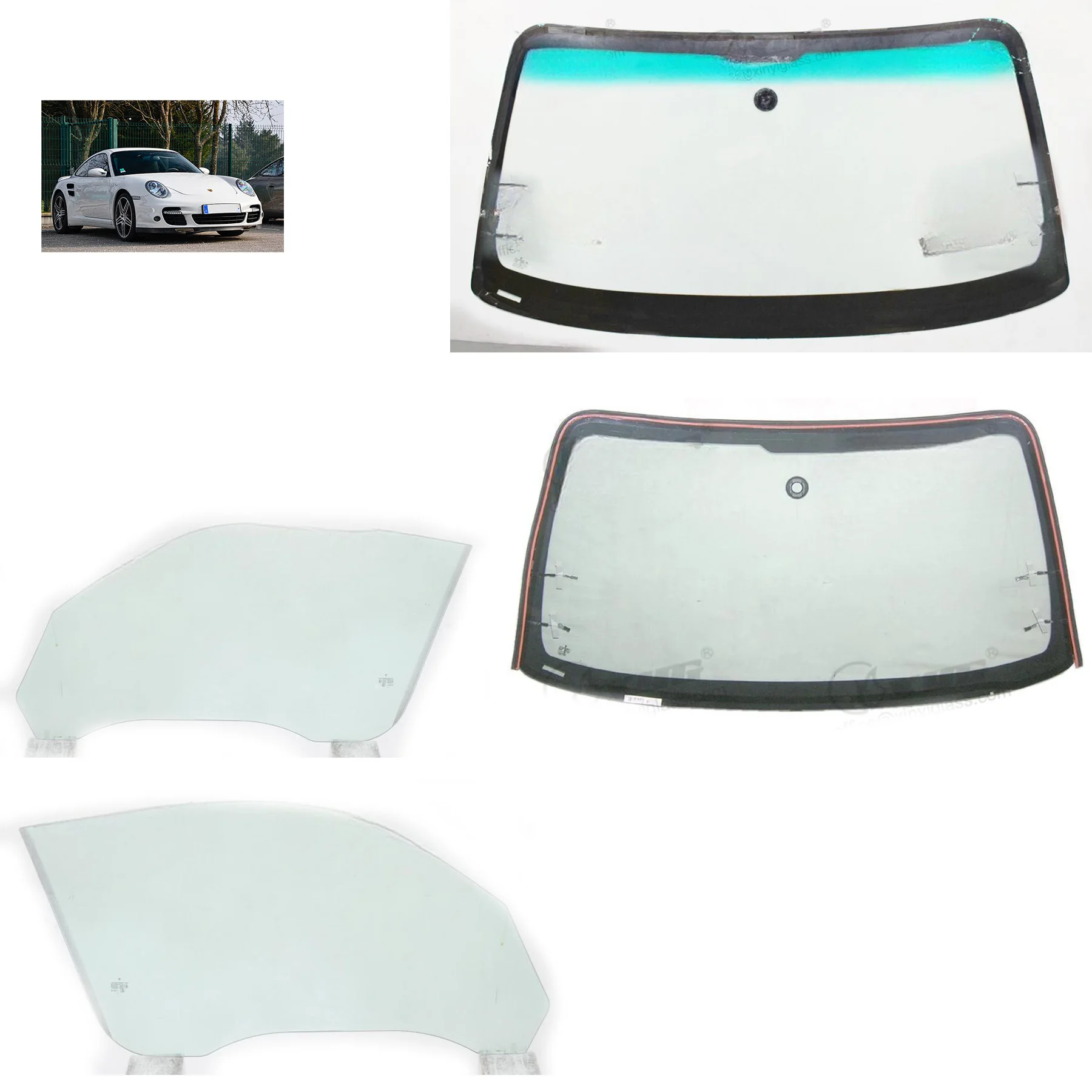Porsche 911(997) Windshield Glass - Original Auto Parts